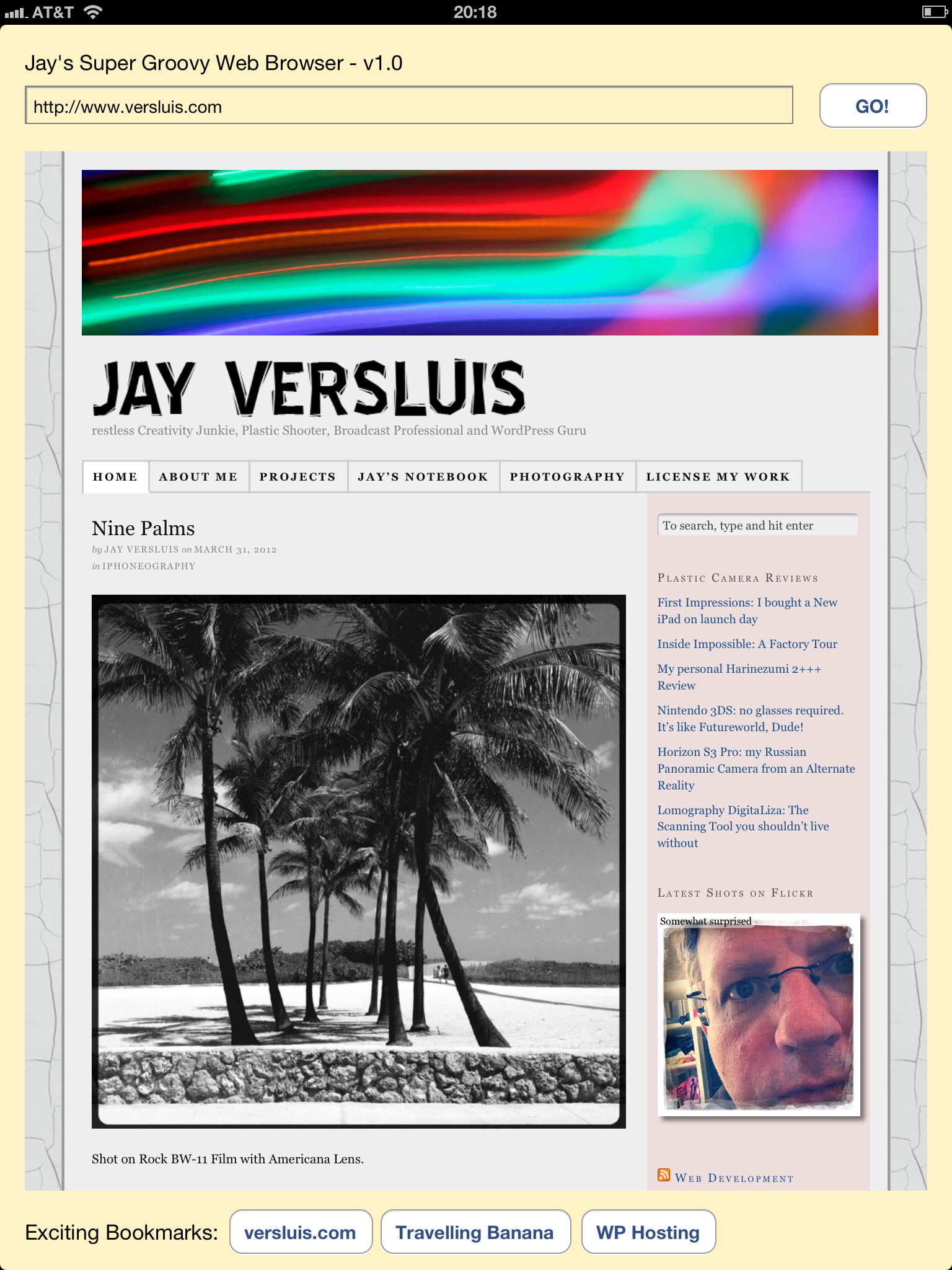 How exciting: I’ve just written a Web Browser for the iPad! – JAY VERSLUIS