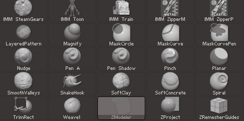 Getting started with the ZModeler in ZBrush – JAY VERSLUIS