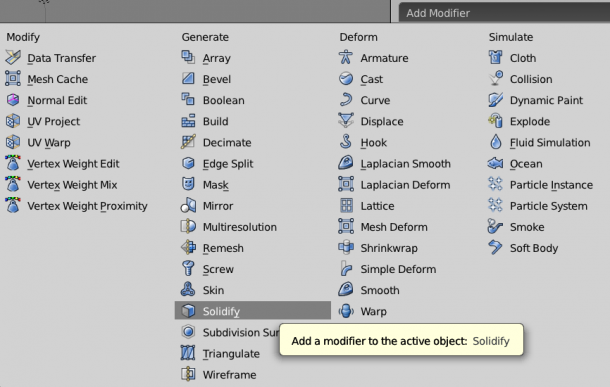 How to add thickness in Blender – JAY VERSLUIS
