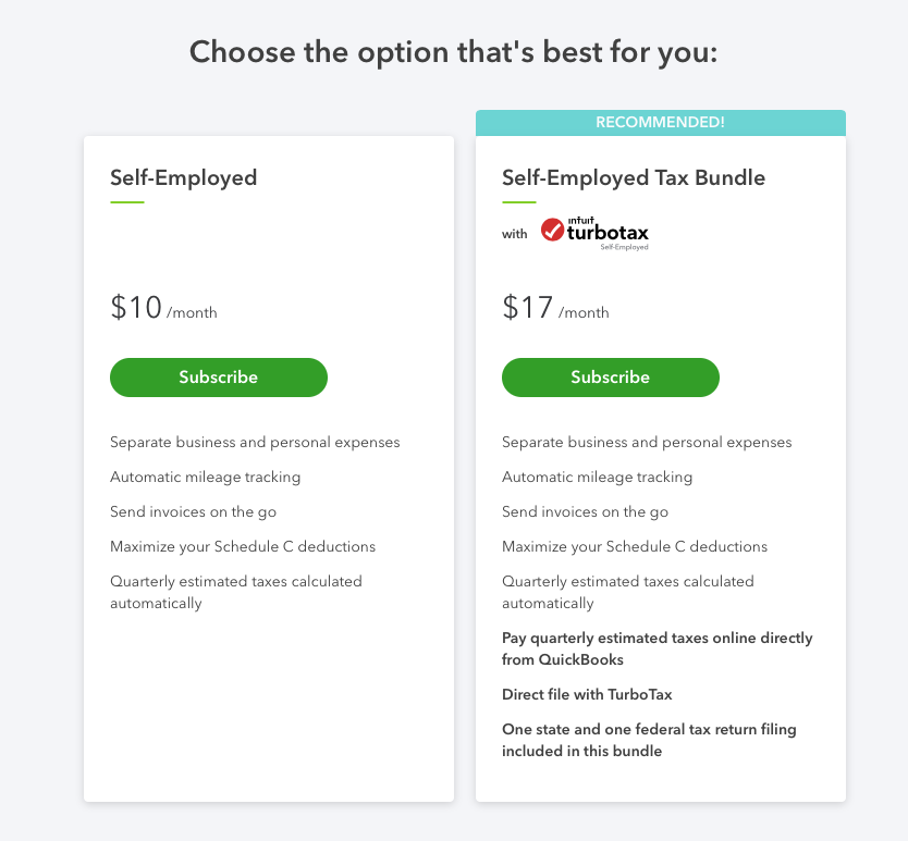 TurboTax and QuickBooks Self-Employed – what’s the best deal? – JAY ...