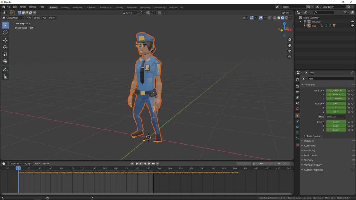 Using Synty Characters with Mixamo and Blender – JAY VERSLUIS