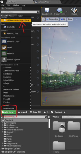 How To Add Starter Content To Your Unreal Project After Youve Created