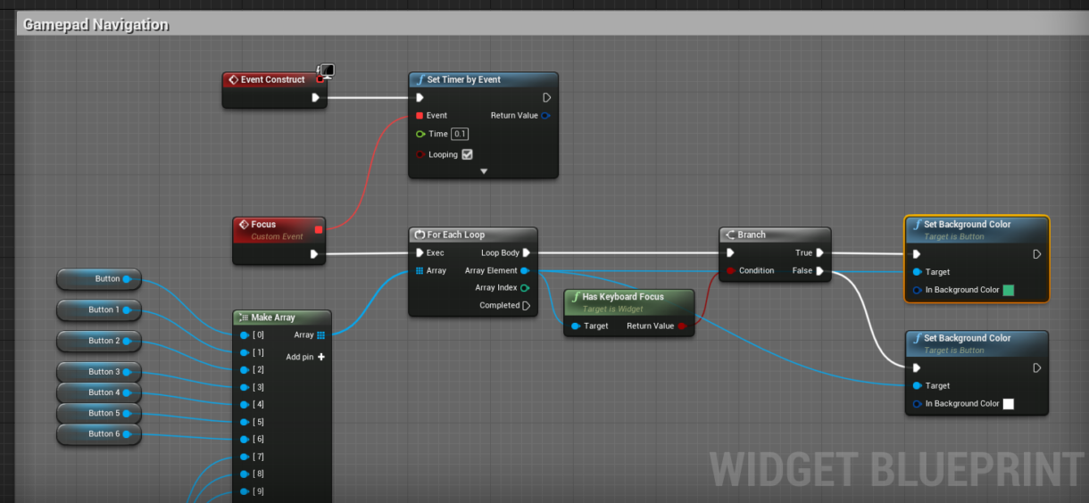 Adding Gamepad Navigation For Menu Selections In Unreal Engine Jay
