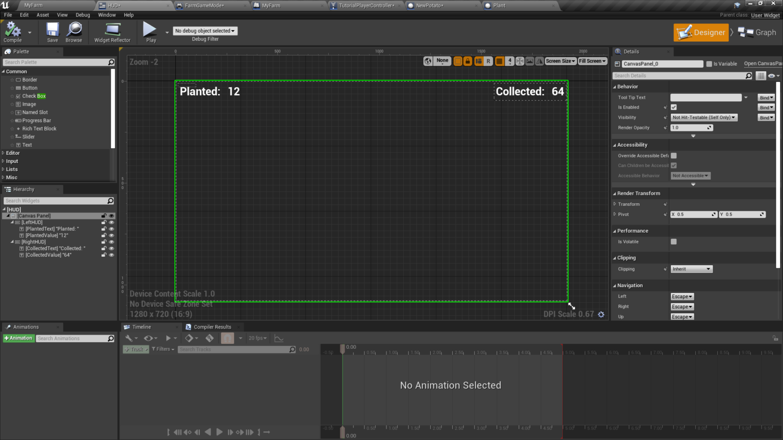 Increasing a counter on a Heads Up Display in Unreal Engine – JAY VERSLUIS