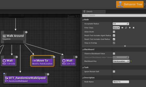 Make a Character walk to a random location in Unreal Engine – JAY VERSLUIS