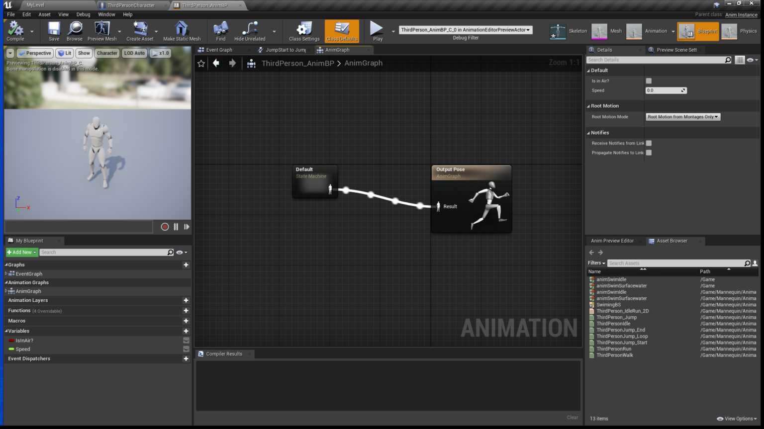 How to make a character swim in Unreal Engine (Part 1) – JAY VERSLUIS