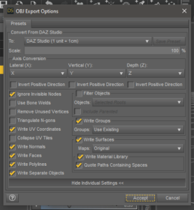 Exporting an OBJ Sequence from DAZ Studio (via Blender) – JAY VERSLUIS