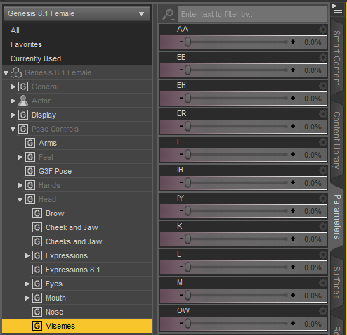 Visemes on Genesis 8.1 and how to make them work – JAY VERSLUIS