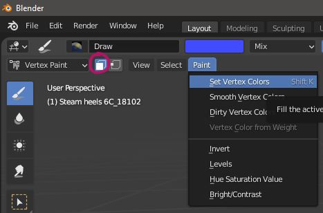 Turning Material Zones into Vertex Colour in Blender and ID Maps in ...
