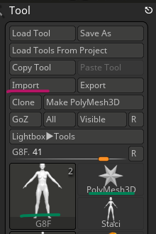 How to import multiple OBJ files in ZBrush – JAY VERSLUIS