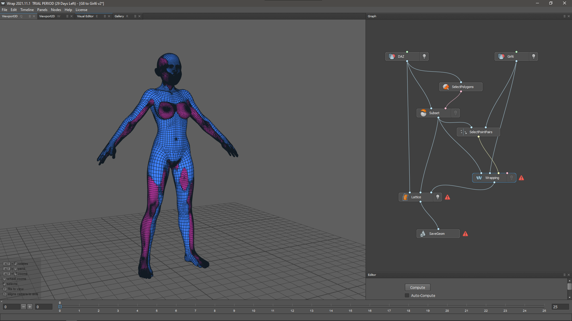Turning one character mesh into another with R3DS/Faceform Wrap – JAY VERSLUIS