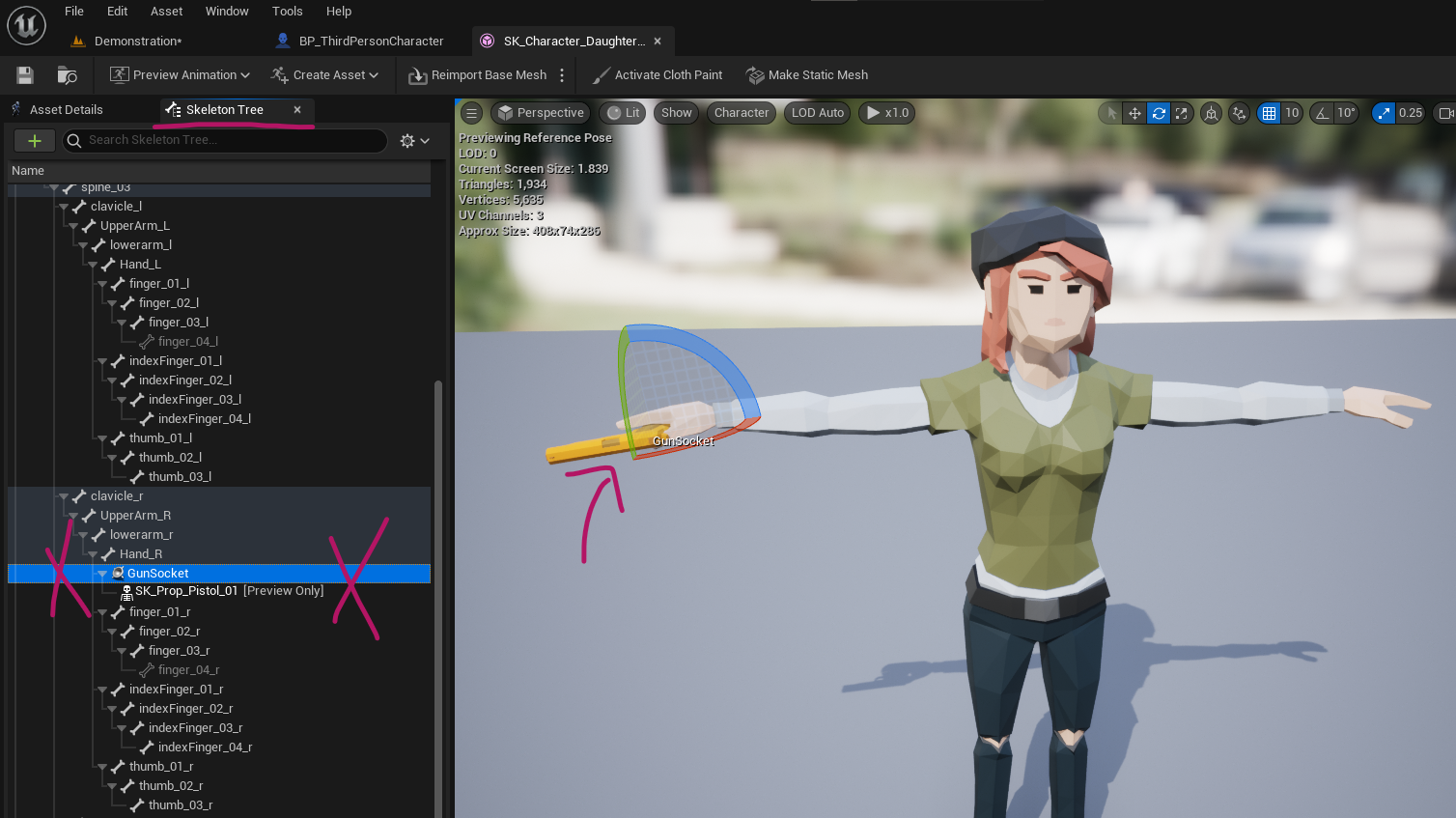 Putting A Gun Into Your Synty Characters Hand In Unreal Engine Jay Versluis