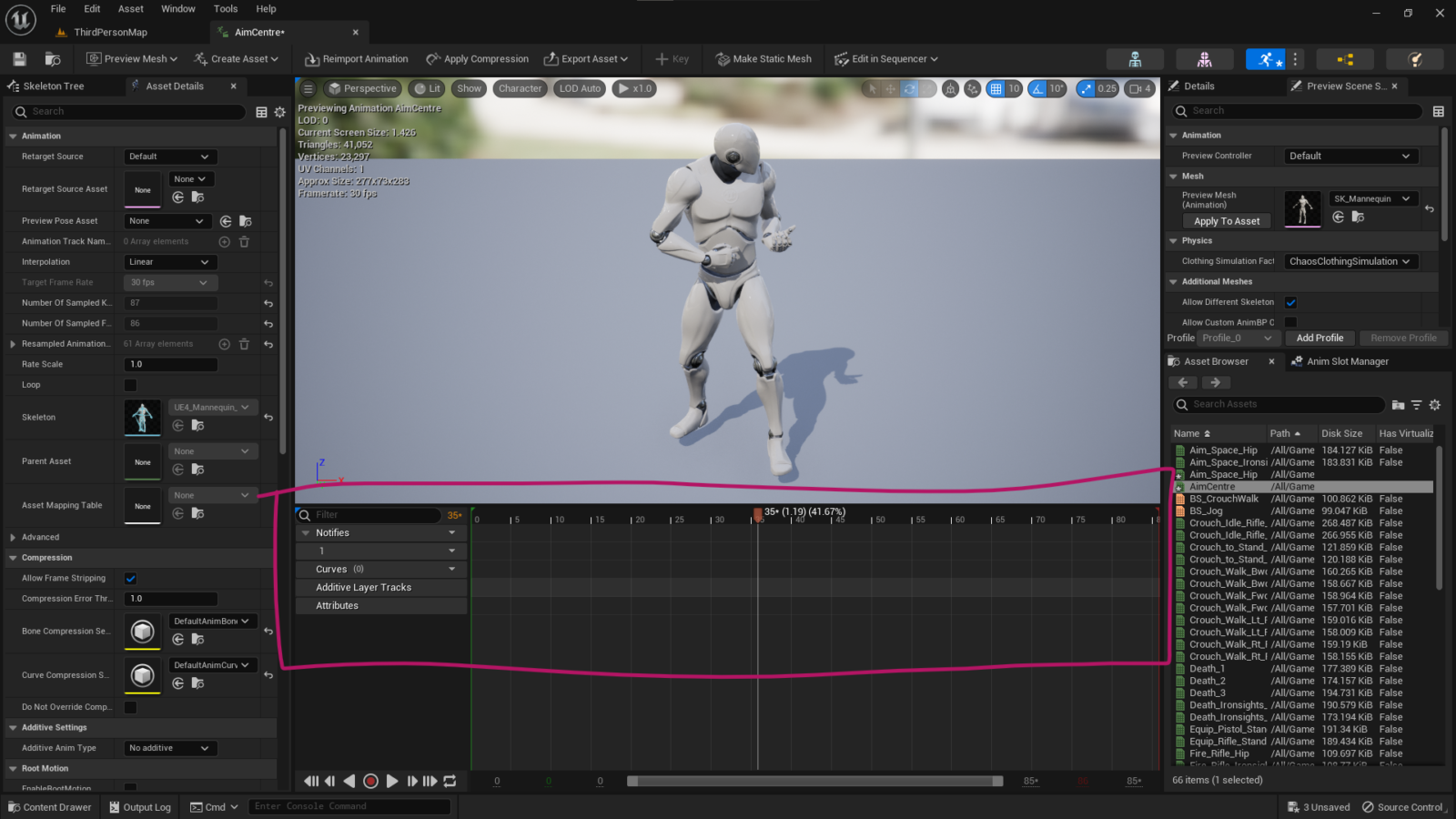 Trimming Animation Assets in Unreal Engine – JAY VERSLUIS
