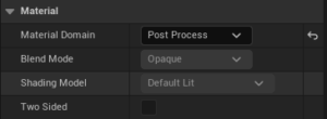 Adjusting a Post Process Volume with a Material in Unreal Engine – JAY ...