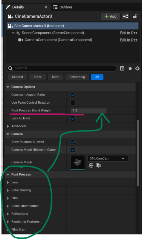 Using The Levels Post Process Volume While Rendering A Camera In Unreal Engine Jay Versluis