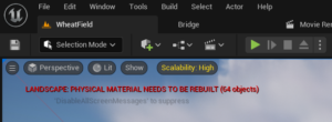 How to fix “Physical Material needs to be rebuilt” error in Unreal ...