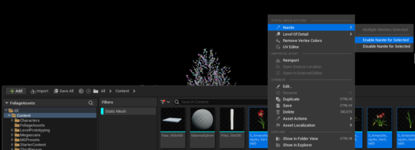 How to enable Nanite for multiple objects in your scene – JAY VERSLUIS