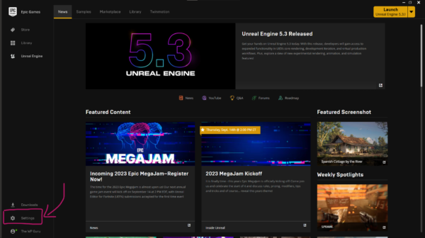 How to change the Vault Cache location for Unreal Engine content – JAY ...