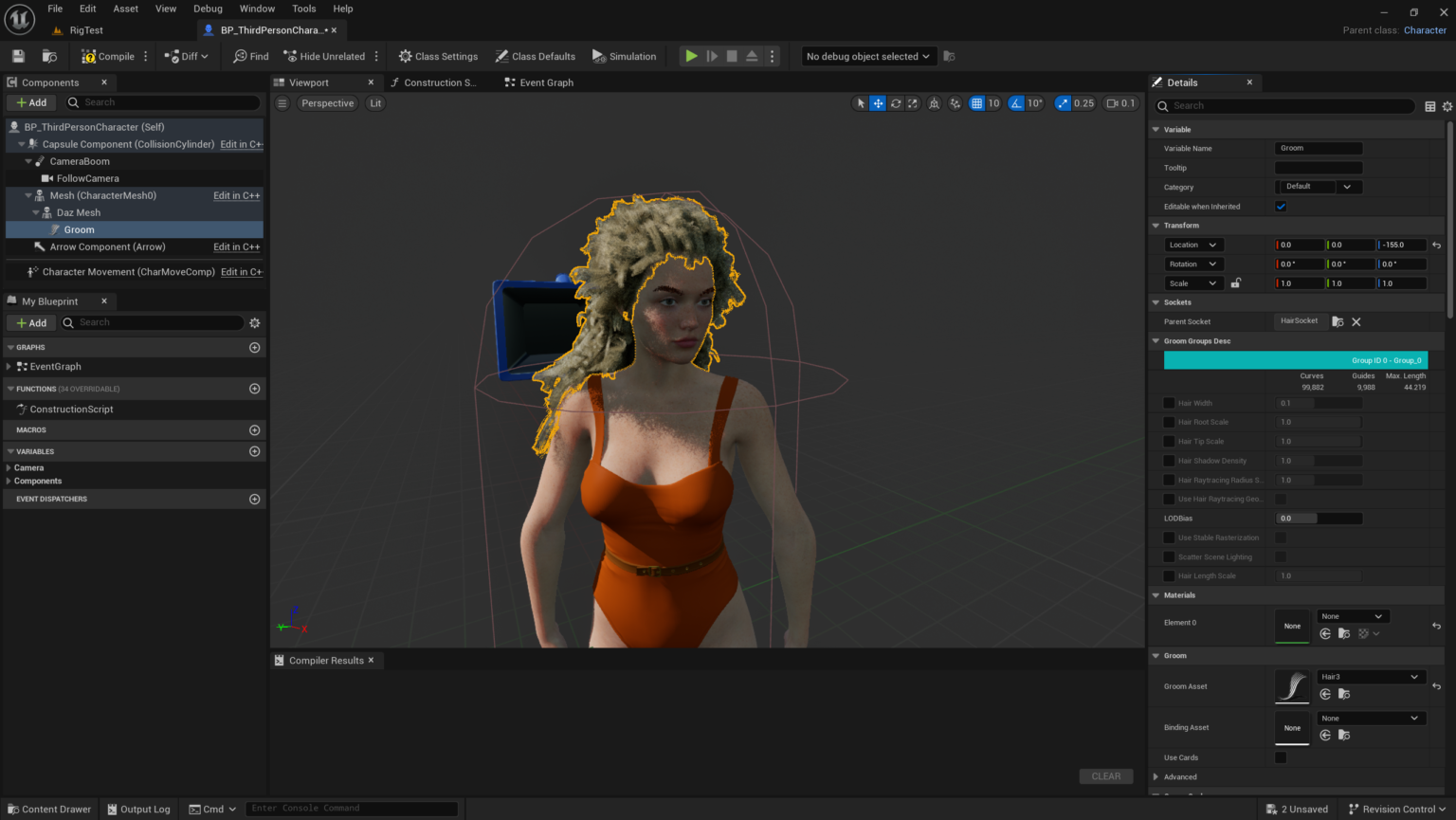 Turning Daz Hair into Groom Hair for Unreal Engine – JAY VERSLUIS
