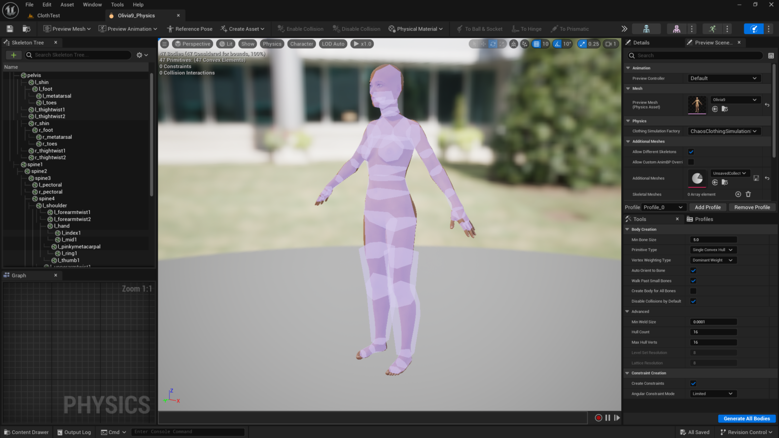 Creating Follower Clothing with Chaos Cloth in Unreal Engine 5.4 – JAY ...