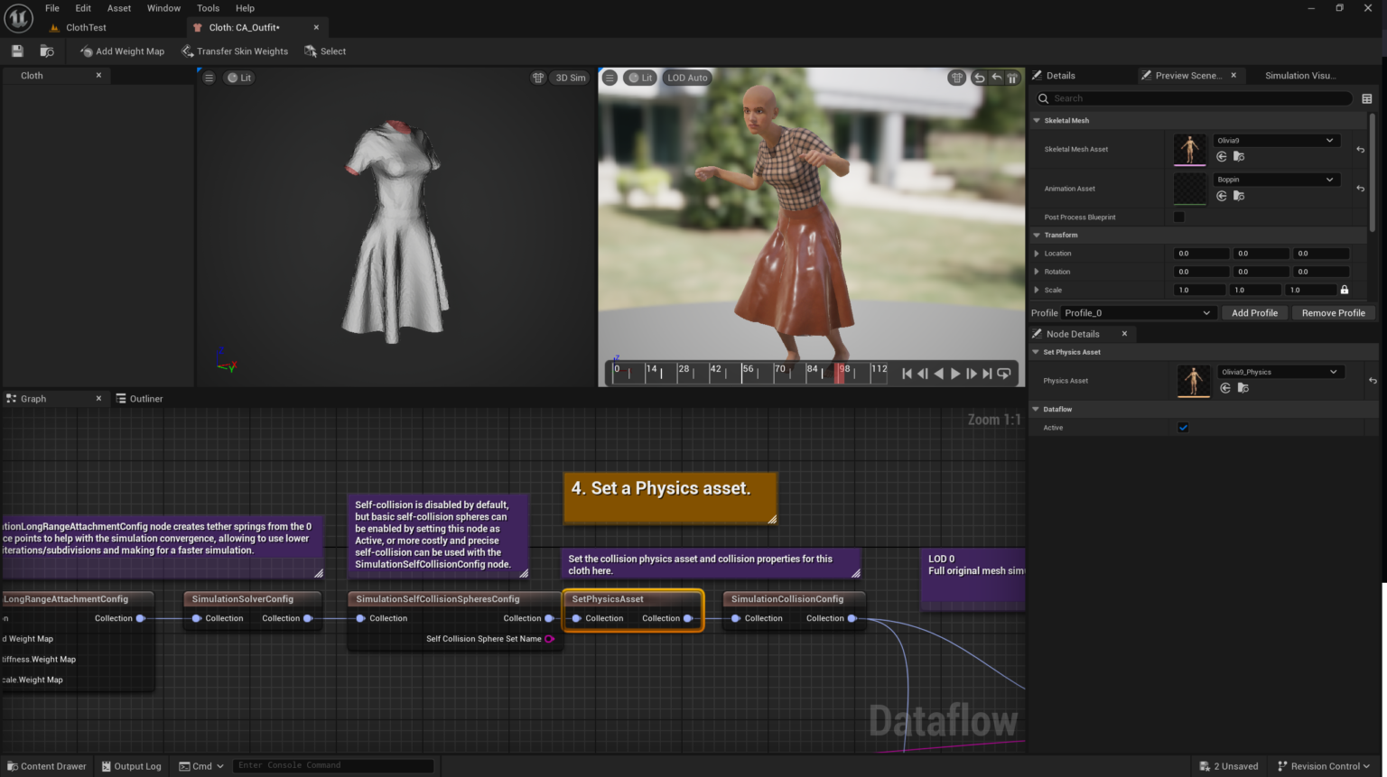 Creating Follower Clothing with Chaos Cloth in Unreal Engine 5.4 – JAY VERSLUIS