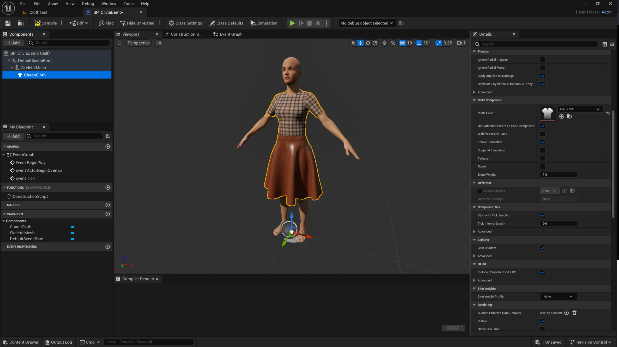 Creating Follower Clothing with Chaos Cloth in Unreal Engine 5.4 – JAY ...