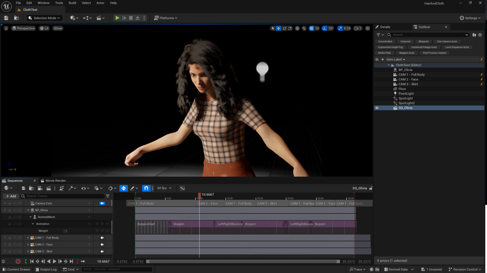 Creating Follower Clothing with Chaos Cloth in Unreal Engine 5.4 – JAY ...