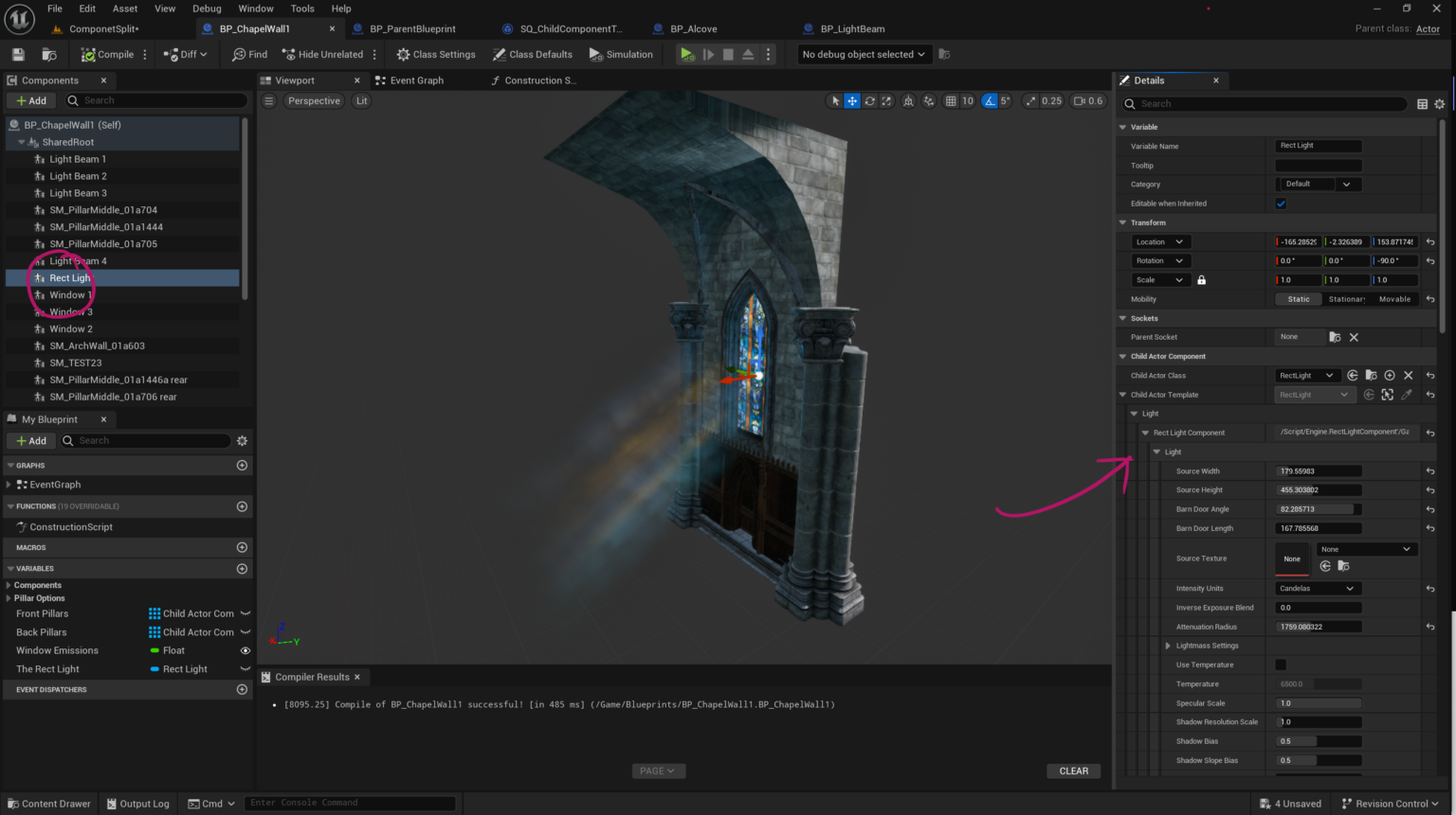 Accessing Parameters of Child Actor Components from Sequencer in Unreal Engine – JAY VERSLUIS