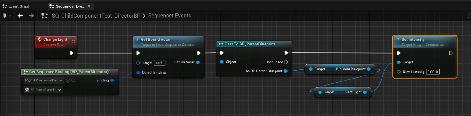 Accessing Parameters of Child Actor Components from Sequencer in Unreal ...
