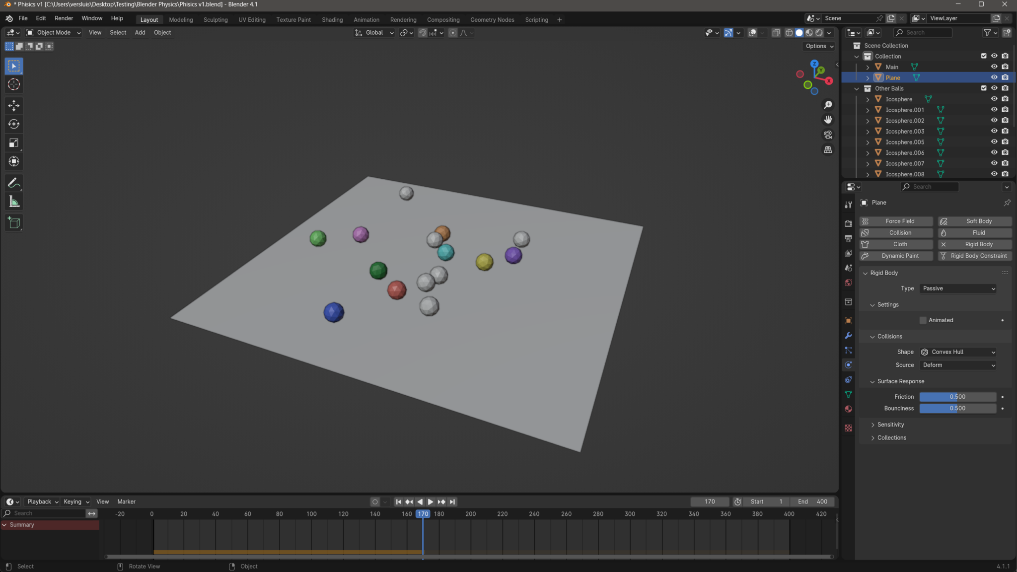 Setting up Rigid Body Physics in Blender – JAY VERSLUIS